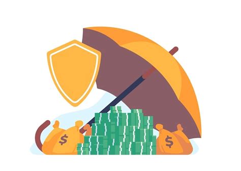 Premium Vector Preserving Or Protecting Money Dollar Banknote Stacks