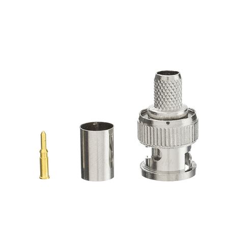 Sentry BNC Crimp Connector RG59 Coaxial Cable BNC Male To Female Adapter Plug For CCTV Security