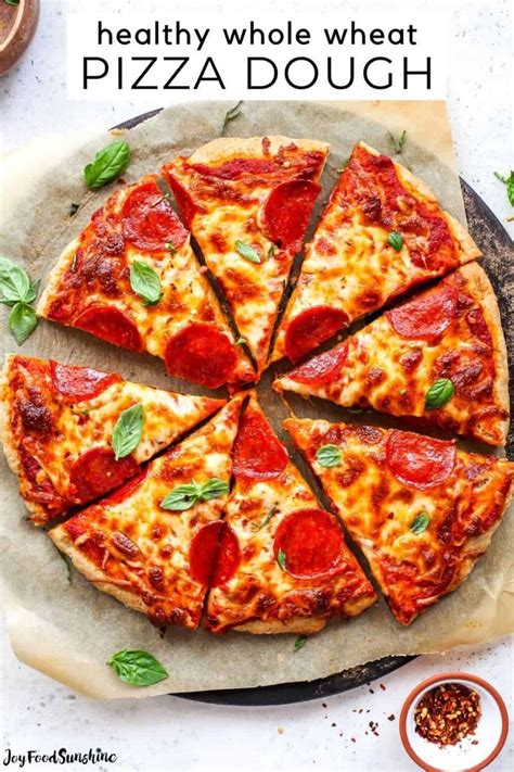 This Whole Wheat Pizza Dough Recipe Is Healthy Easy Delicious And