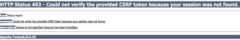 Csrf Protection With Spring Mvc And Thymeleaf Baeldung