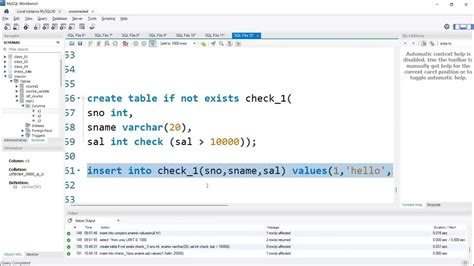 Check Constraint Mysqlconstraints Youtube