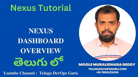 Nexus Dashboard Overview In Telugu Telugu Devops Guru Learn Devops From Scratch In Telugu