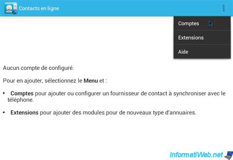 Accessing The Ldap Server Contacts On Android Android Tutorials Informatiweb