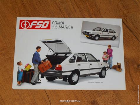 Autoarchiwum Czytelnia Fso Polonez Prima Prezentacja ProspektÓw Z Lat 1978 1989