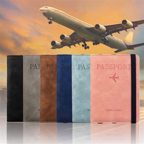 Multi Function Passport Folder Pu Material Multi Function Passport Card