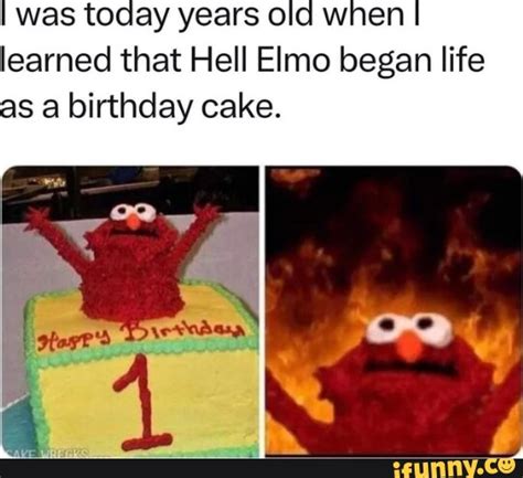 I Was Today Years Old When I Learned That Hell Elmo Began Life As A