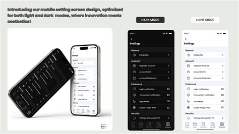 mobile settings screen by muyiwa akinwusi on dribbble