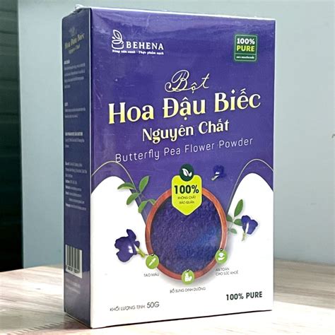 Bột Hoa Đậu Biếc Behena Có Công Dụng Giúp An Thần Cải Thiện Thị Lực
