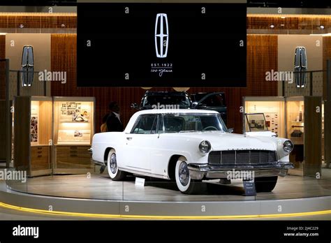 Elvis Presleys 1956 Lincoln Continental Mark Ii On Display At The 2022