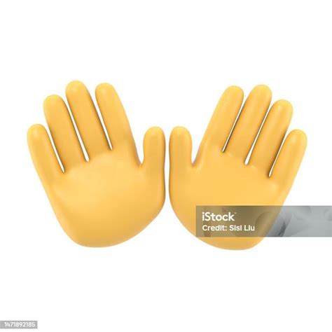 만화 제스처 아이콘 모형인간의 두 손은 앞쪽으로 뻗어 있고 손바닥을 열어 축복을 구하거나 Hajj에서 주님께기도하며 흰색 배경에