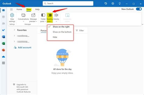 How To Change The Outlook Reading Pane In Windows 11 Geek Rewind
