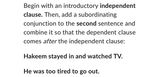 [solved] Begin With An Introductory Independent Clause Then Add A