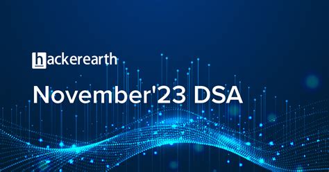 Dsa Coding Contest November 23