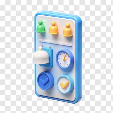 A Colorful 3d Representation Of Smartphone Themed Task Management