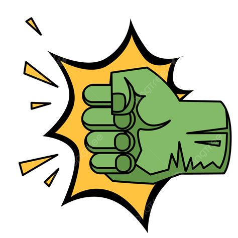 녹색 주먹 일러스트 주먹 손 꽉 쥔 주먹 Png 일러스트 및 Psd 이미지 무료 다운로드 Pngtree