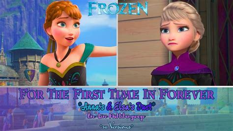 Frozen For The First Time In Forever Annas And Elsas Duet One Line