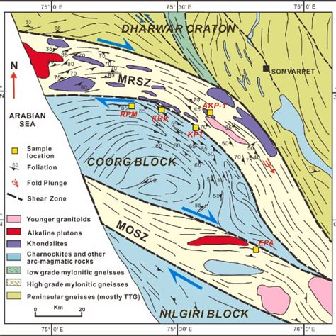 Geochemical Differentiation Diagrams To Depict The Intermediate Nature