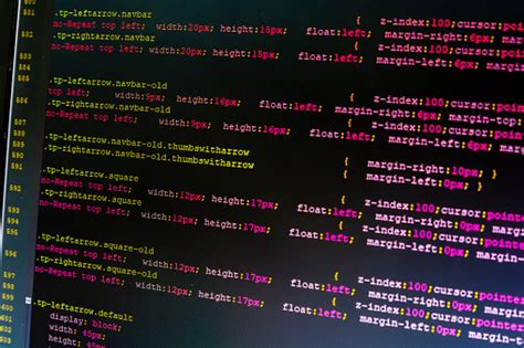 Pengembang Web Css Kode Close Up Fragmen Kode Css Di Mana Nilai Dan Fungsi Telah Diwarnai Oleh