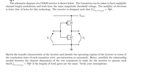 Cmos Inverter Schematic Diagram Circuit Diagram