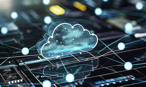 Premium Photo Hybrid Technology Cloud Collaboration Remote