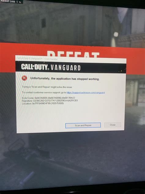 Any1 Getting This Error Code R CallofDutyVanguardCoD