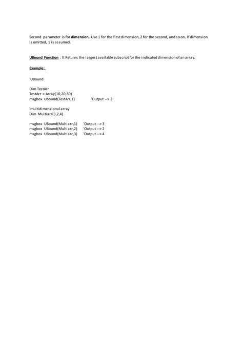 Arrays In Vbscript Pdf