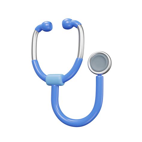 Stethoscope Icon Medical Assets 3d Rendering 21193210 Png