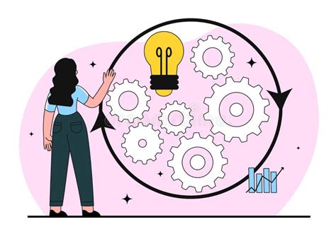 Implementation Process Concept Stock Vector Illustration Of