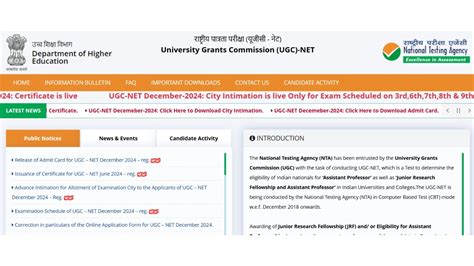UGC NET Admit Card 2024 Out Check Exam Schedule And Steps To Download Oneindia News