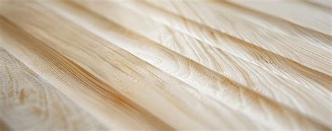 A Macro Shot Of Maple Wood Paneling With A Light Creamy Color And