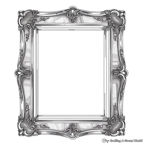 Picture Frame Coloring Page Printable Infoupdate Org