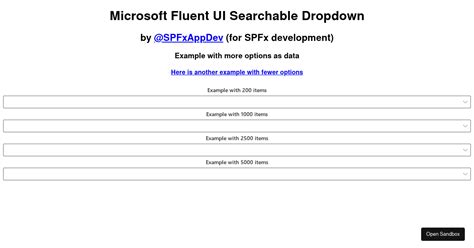Fluentui Searchable Dropdown Forked Codesandbox