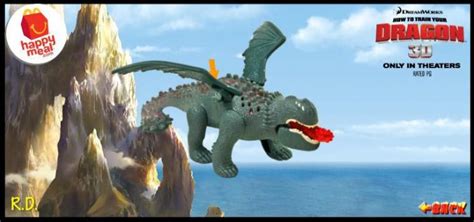 Mcdonalds Happy Meal Toys March 2010 How To Train Your Dragon 3d