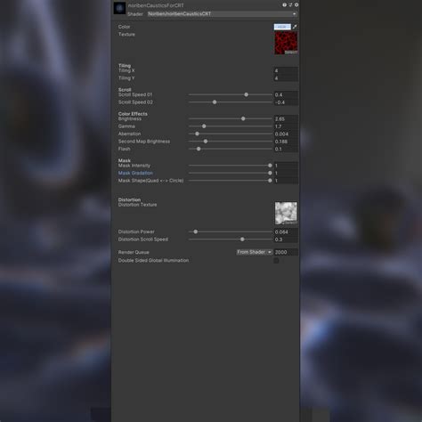 コースティクスプロジェクターシェーダー Caustics Projector Shader Noriben Lunch のりべん専門