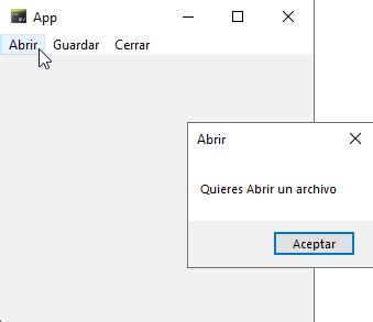 IronPython PythonNET Menú del Formulario Form Menu
