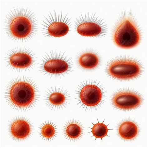 A Collection Of Different Types Of Bacteria Premium Ai Generated Vector