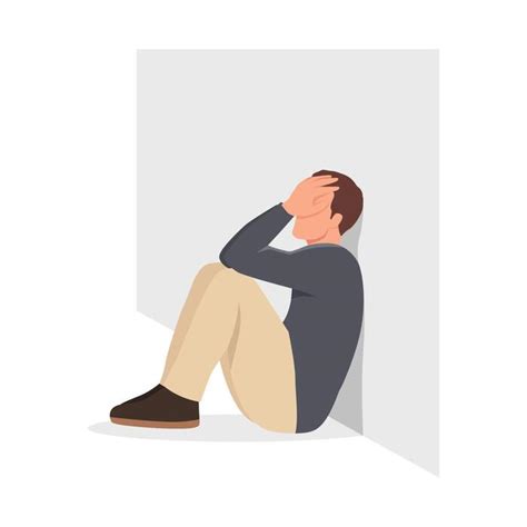 Depressed Man Vector Art Icons And Graphics For Free Download