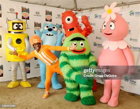 Dj Lance Rock And Cast Members Of Yo Gabba Gabba Arrive At The News