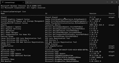 windows package manager winget cheat sheet adam dimech s coding blog