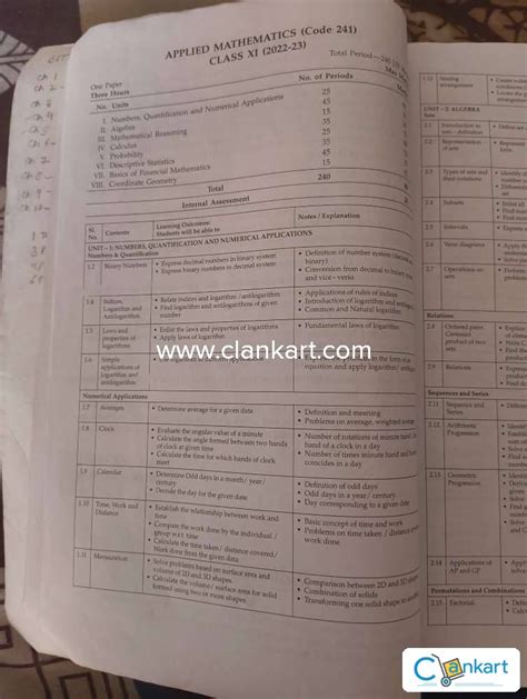 Buy Applied Mathematics Class Xi Book In Excellent Condition At