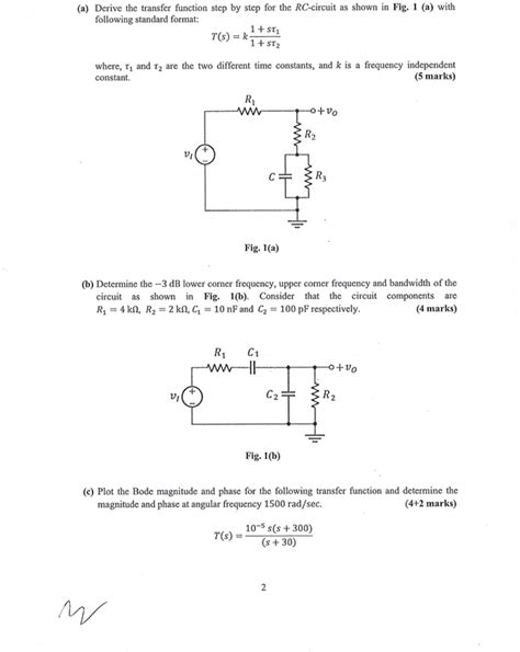 Solved A Derive The Transfer Function Step By Step For Chegg