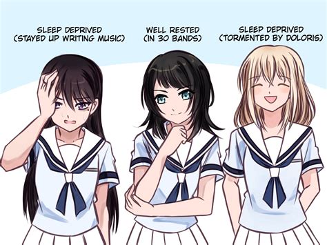 Shiina Taki Yahata Umiri And Misumi Uika Bang Dream And More Drawn By Seine Hanamukes