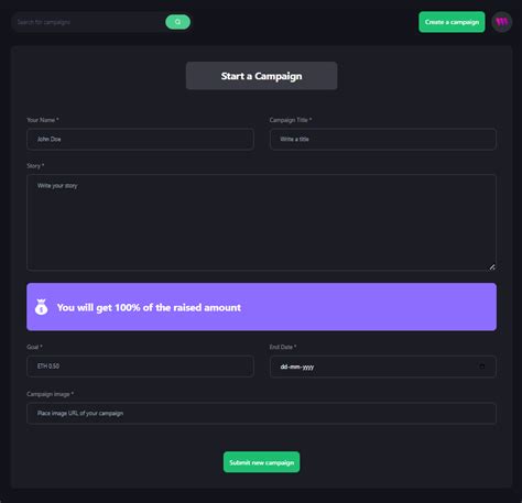 Github Surajpatil6088 Crowdfunding Web3 0 A Crowdfunding Project Using Blockchain Is A