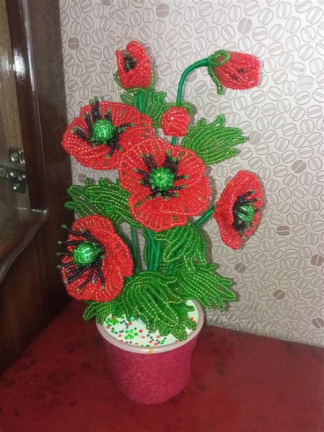 ბისერების ყვავილები შეკვეთით Home