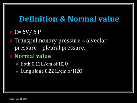 Compliance Of Lung Pptx Lung And Respiratory Health Diseases And Conditions