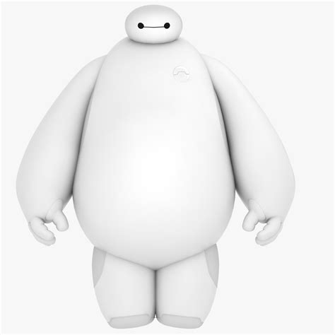 Baymax Big Hero 6 3d Model 49 Max Obj Dwg Free3d