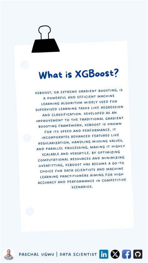 Paschal Ugwu On Linkedin Xgboost Machinelearning Datascience Ai