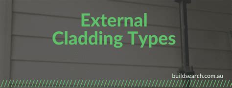 External House Cladding Types Australia