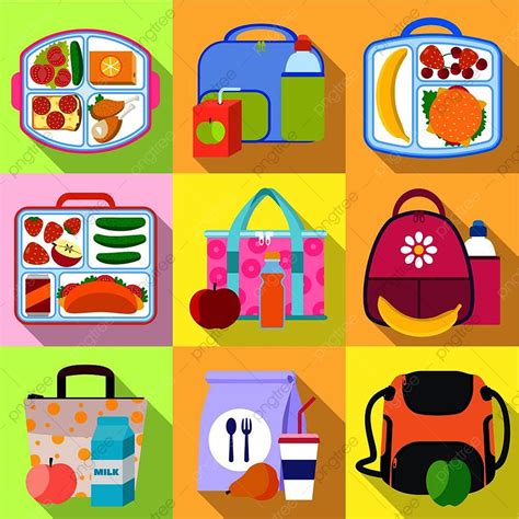 Lunch Bag Icon Vector