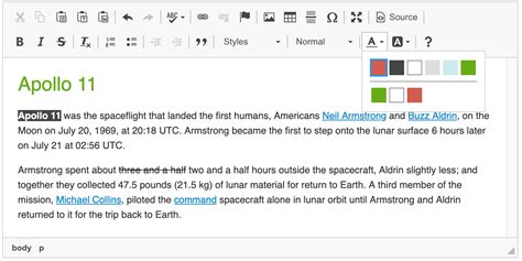 Text And Background Color CKEditor Documentation